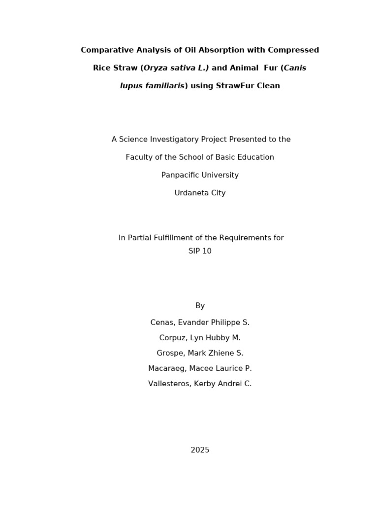 SIP 10 Group 1 (Aristotle) | PDF | Climate Change | Experiment