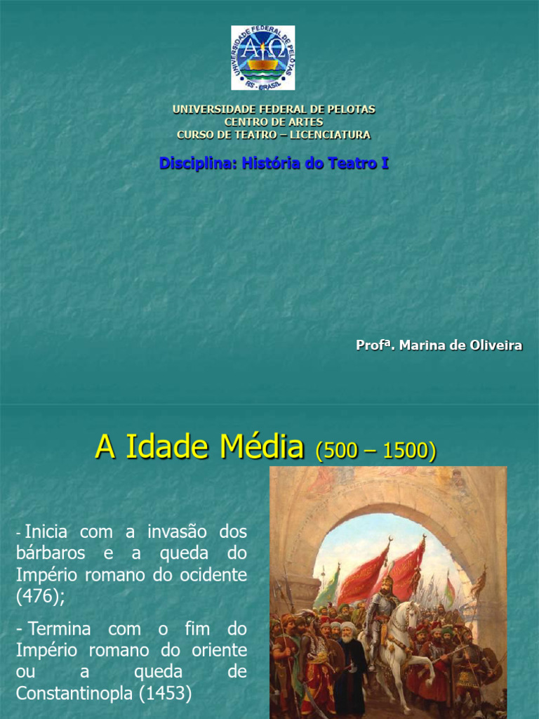 Teatro na Idade Média: História e Tipos | PDF | Idade Média | Feudalismo