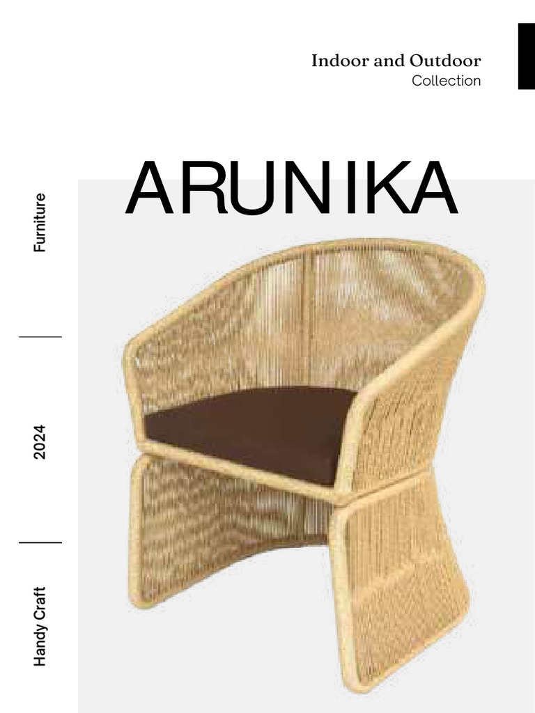 Arunika: Indoor and Outdoor | PDF | Chair | Furniture