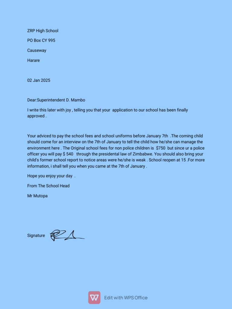 ZRP High School-WPS Office | PDF