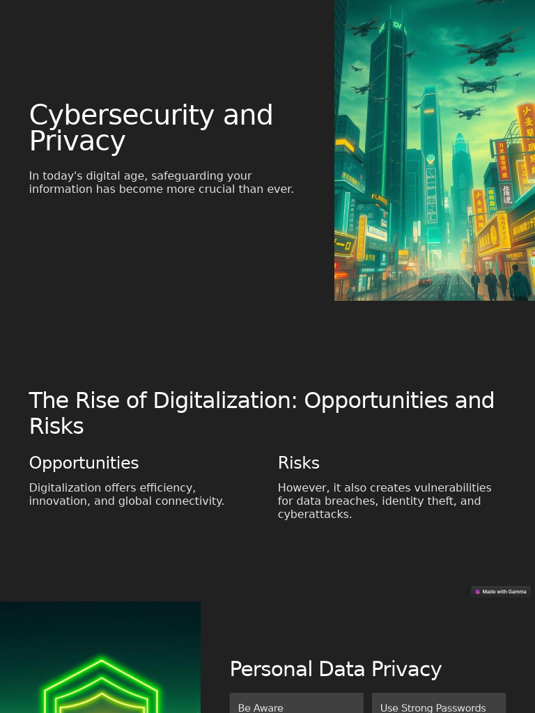 Cybersecurity Tips for Data Protection | PDF