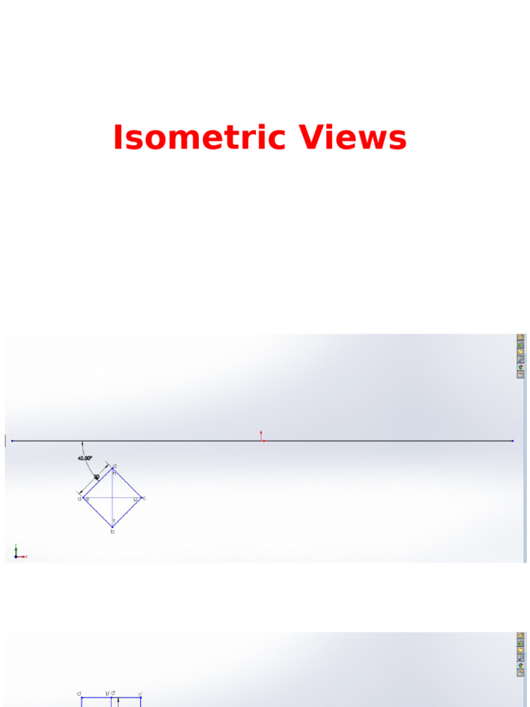 Isometric views MS (1) | PDF | Cartesian Coordinate System | Rectangle