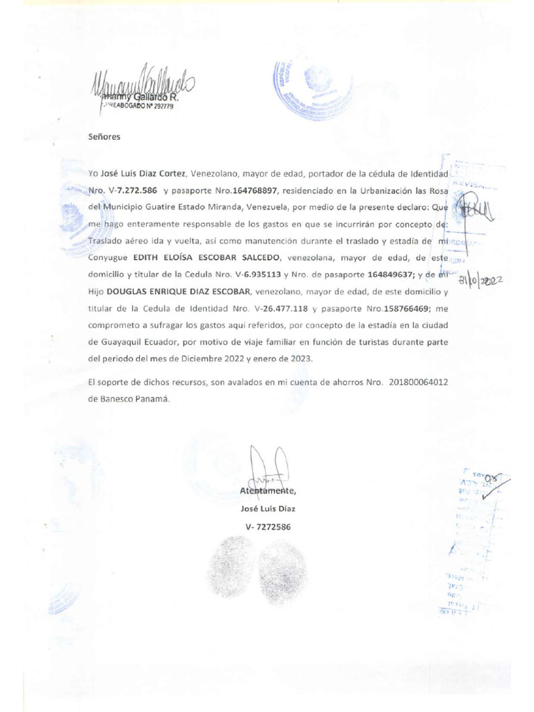 Solicitud Jose Luis | PDF