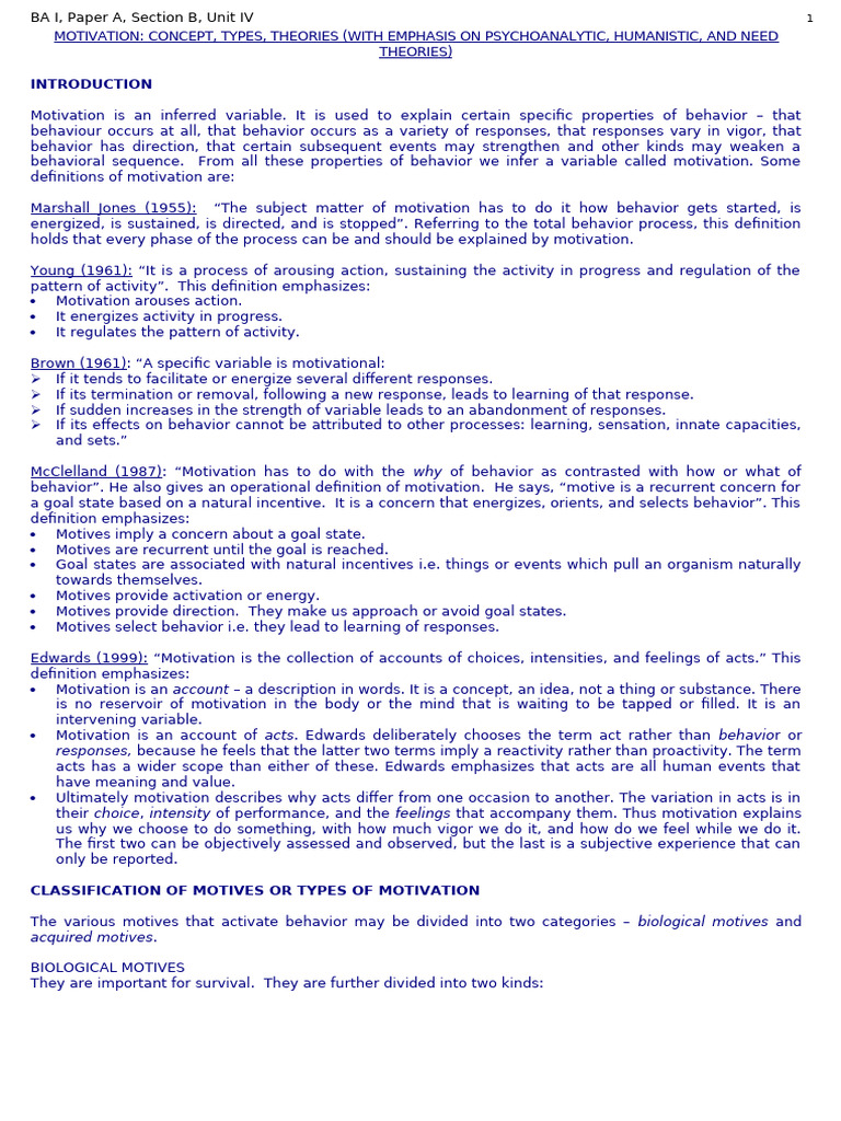 Chapter-4 Motivation (Paper A) | PDF | Motivation | Motivational