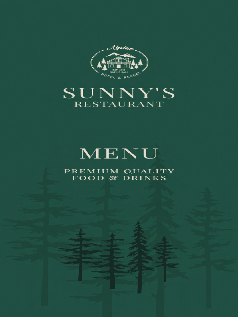 Alpine Menu | PDF