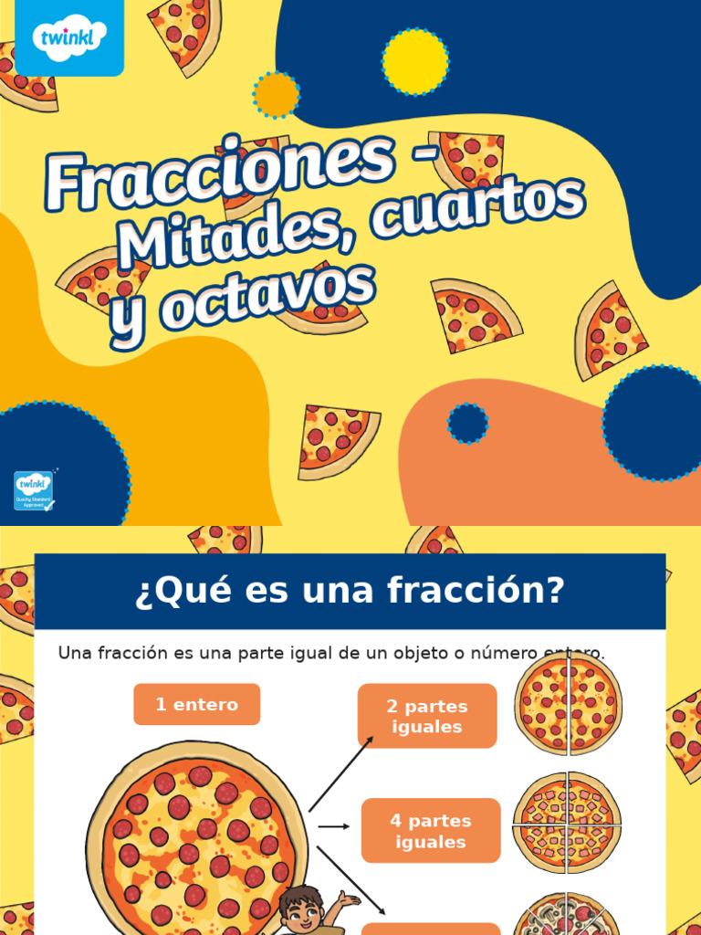 Actividades de Fracciones con Pizza | PDF | Matemáticas