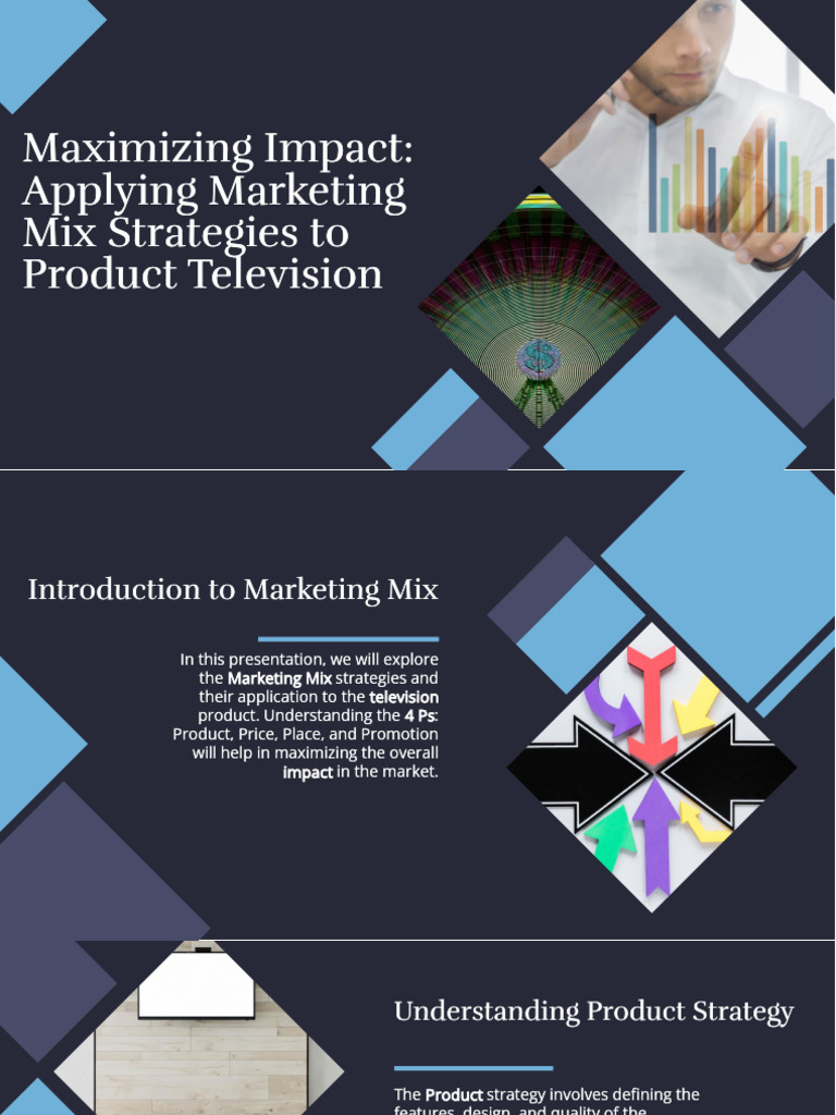 Slidesgo Maximizing Impact Applying Marketing Mix Strategies To Product Television ...