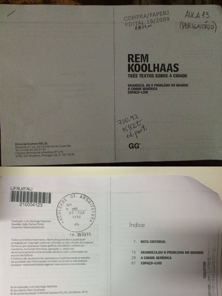 Grandeza Ou o Problema Do Grande - Rem Koolhaas | PDF