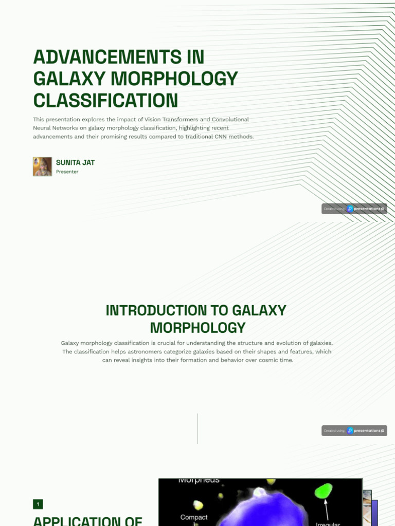Galaxy Morphology Classification Using Vision Transformers and CNNs | PDF