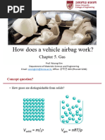 Airbag Deployment and Chemical Reactions | PDF | Airbag | Gases