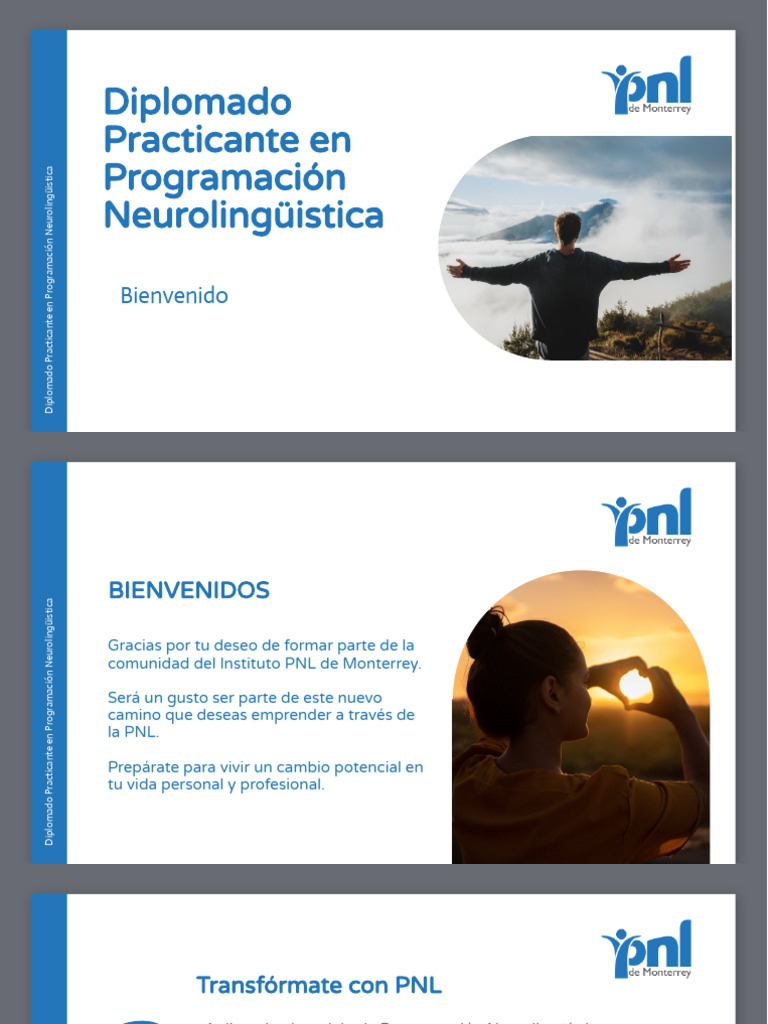 Diplomado Practicante en PNL | PDF | Programación neurolingüistica | Conceptos psicologicos