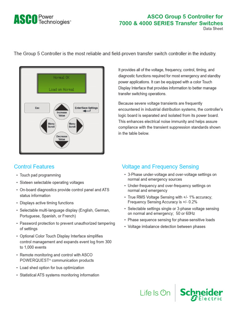 Group 5 Controller Pub-2073-R3 | PDF | Switch | Electrical Components