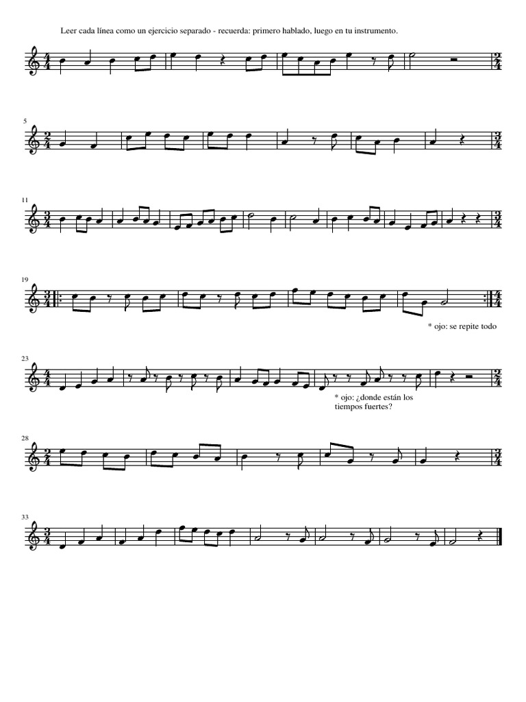 Ejercicios 5 Compases-Simples | PDF