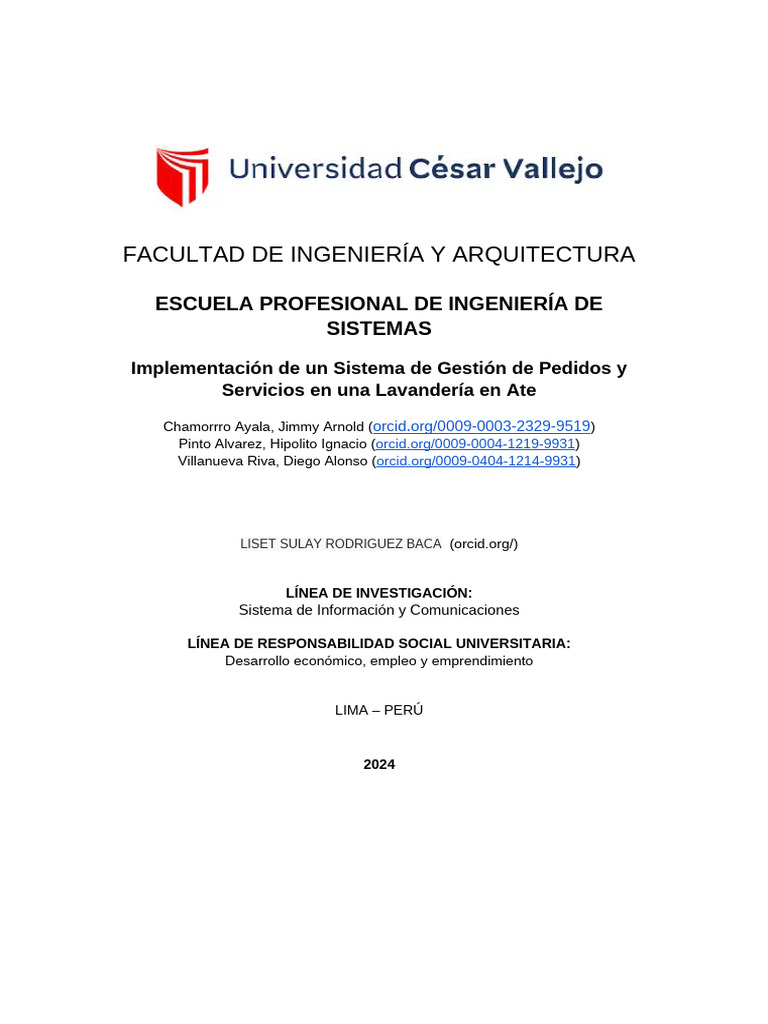 Sistema de Gestión para Lavandería Bianco | PDF | Caso de uso | Computación en la nube