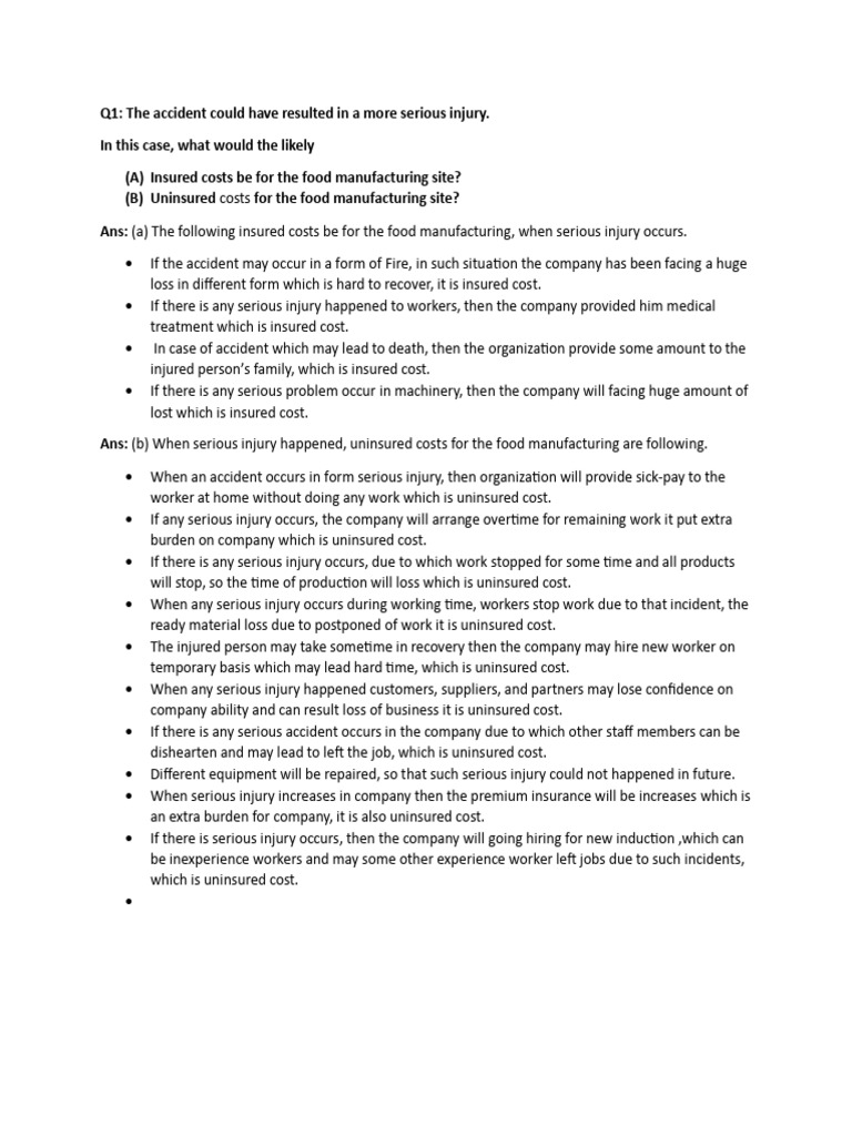 Financial Reasons Benchmark | PDF | Insurance