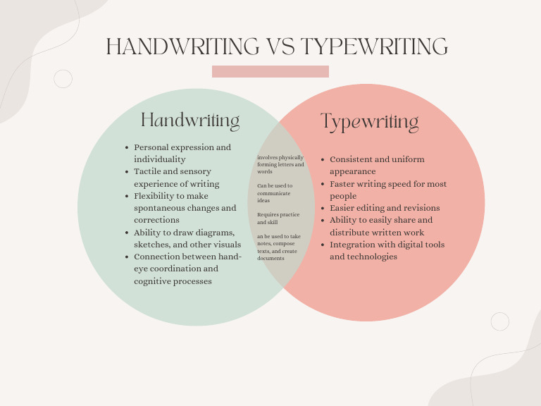 Handwriting Vs Typewriting - CRUZ | PDF