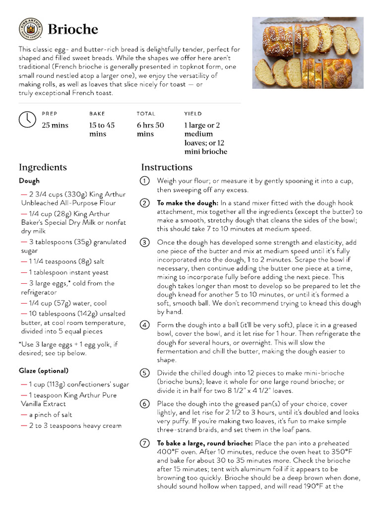 Brioche 2 | PDF