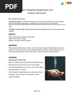 Static Electricity Balloon Experiments | PDF | Science & Mathematics