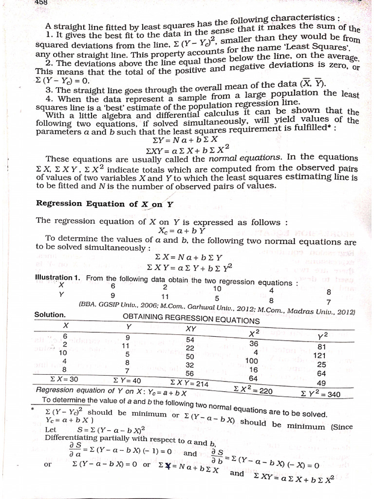 Regression Practice Questions | PDF