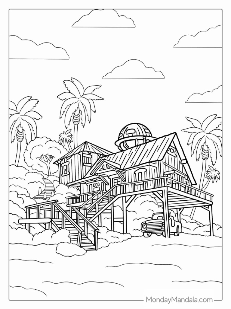 Lilo S House Coloring Picture | PDF