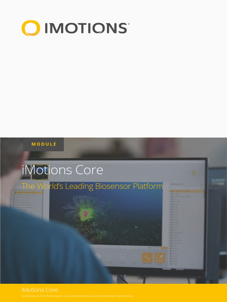 Imotions Core License Brochure | PDF | Emotions | Data