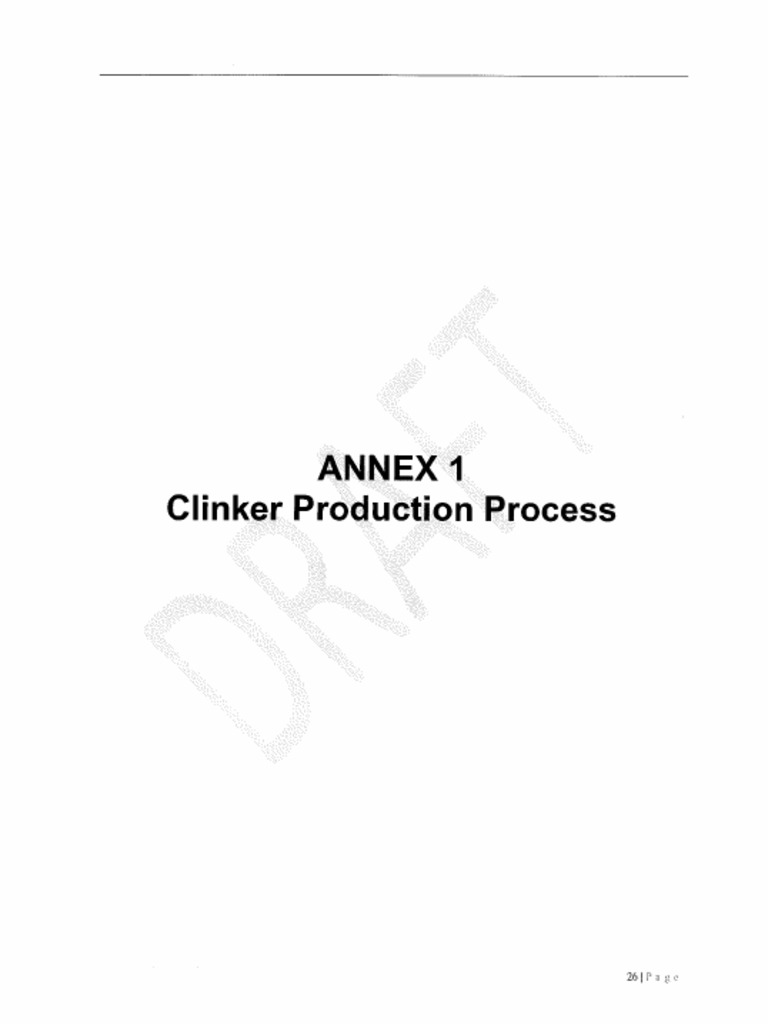 Clinker Production Process | PDF