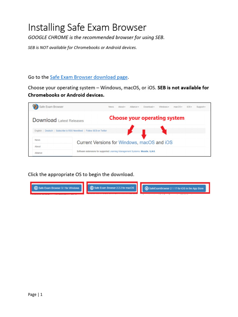 SEB Installation Tutorial For Student | PDF