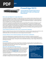 Poweredge r670 Spec Sheet | PDF | Data Center | Scalability