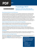 Poweredge r470 Spec Sheet | PDF | Data Center | Scalability