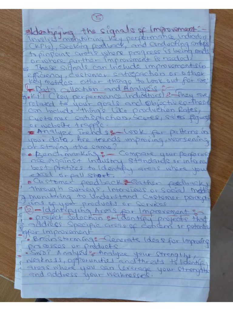 Quality Improvement - Unit 1 Contd PDF | PDF