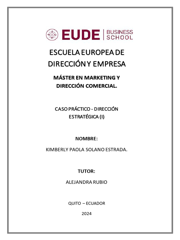 Caso Práctico 2 Kimberly Solano | PDF | Responsabilidad social ...