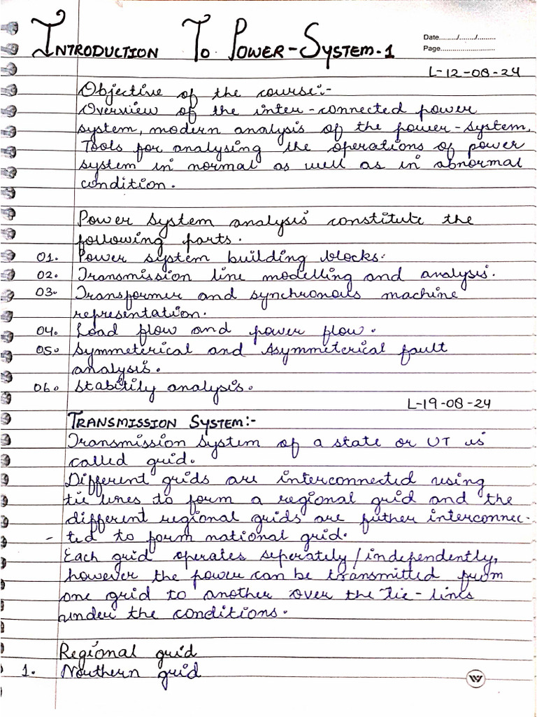 Power System 1 | PDF
