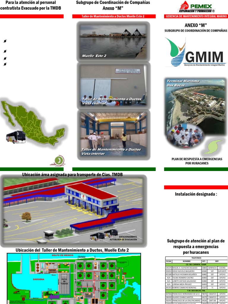 Anexo M 2014 - Triptico | PDF | Transporte | Servicios públicos