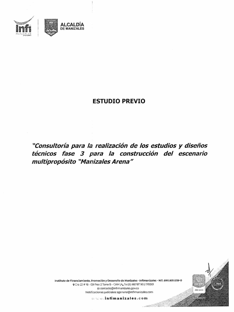Estudio Previo | PDF