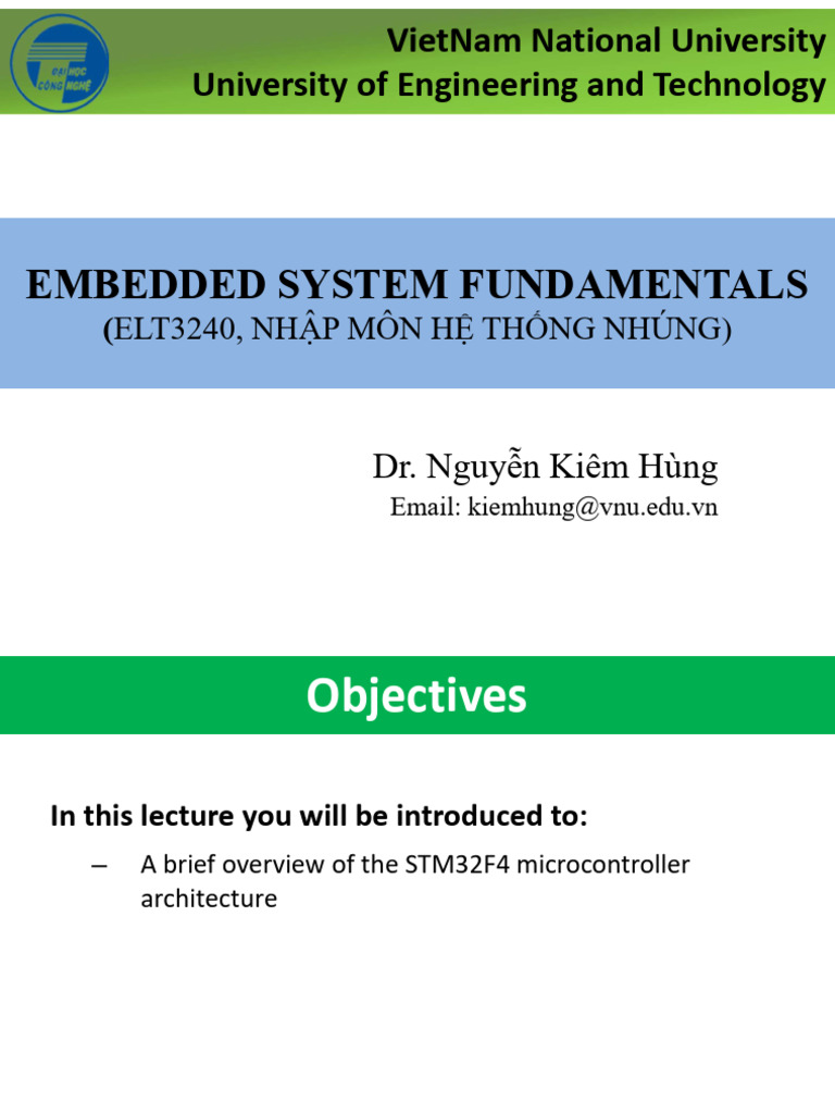 Lecture3_Microcontroller Architecture | PDF | Microcontroller | Analog To Digital Converter