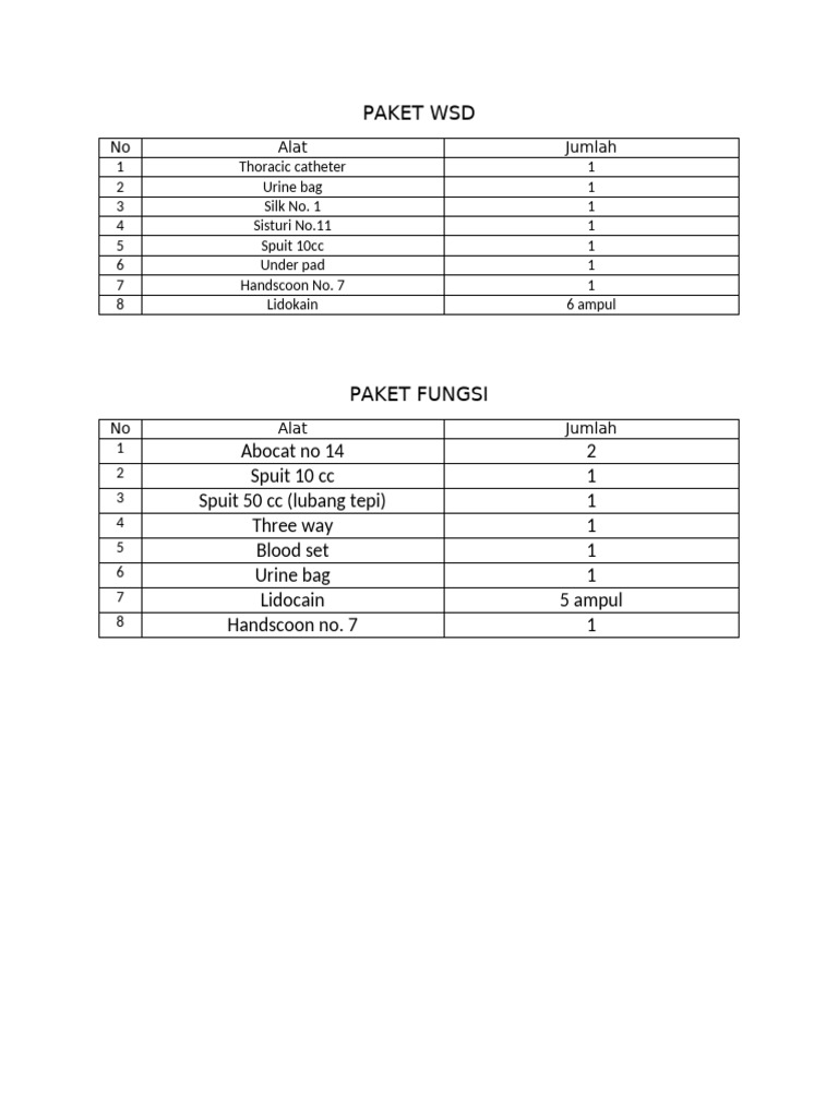 Persiapan WSD Dan FUNGSI | PDF