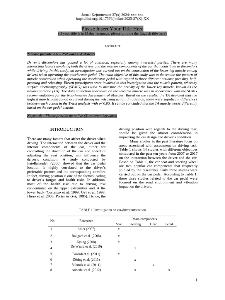 Manuscript-Template-Jurnal-Kejuruteraan-2025-anonymous-double Blind Manuscript | PDF ...