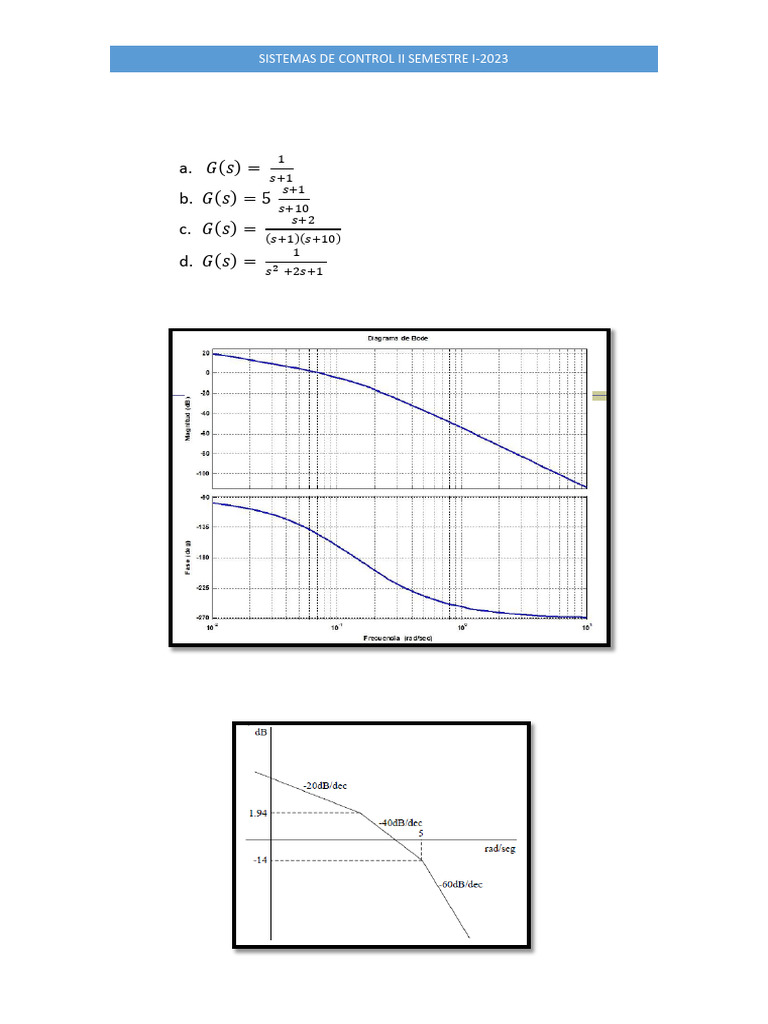 Práctica Nº1 Diagramas de Bode | PDF