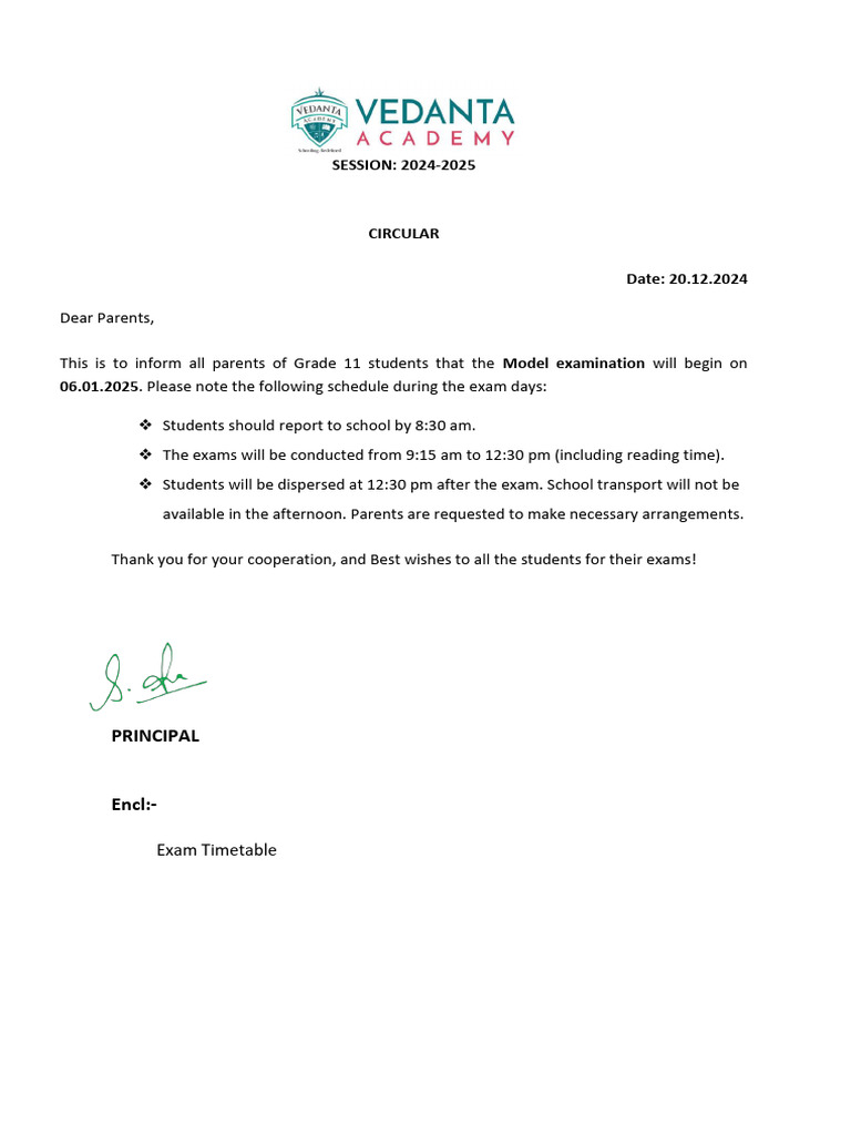 Grade 11 Commerce Exam Timetable 2025 | PDF