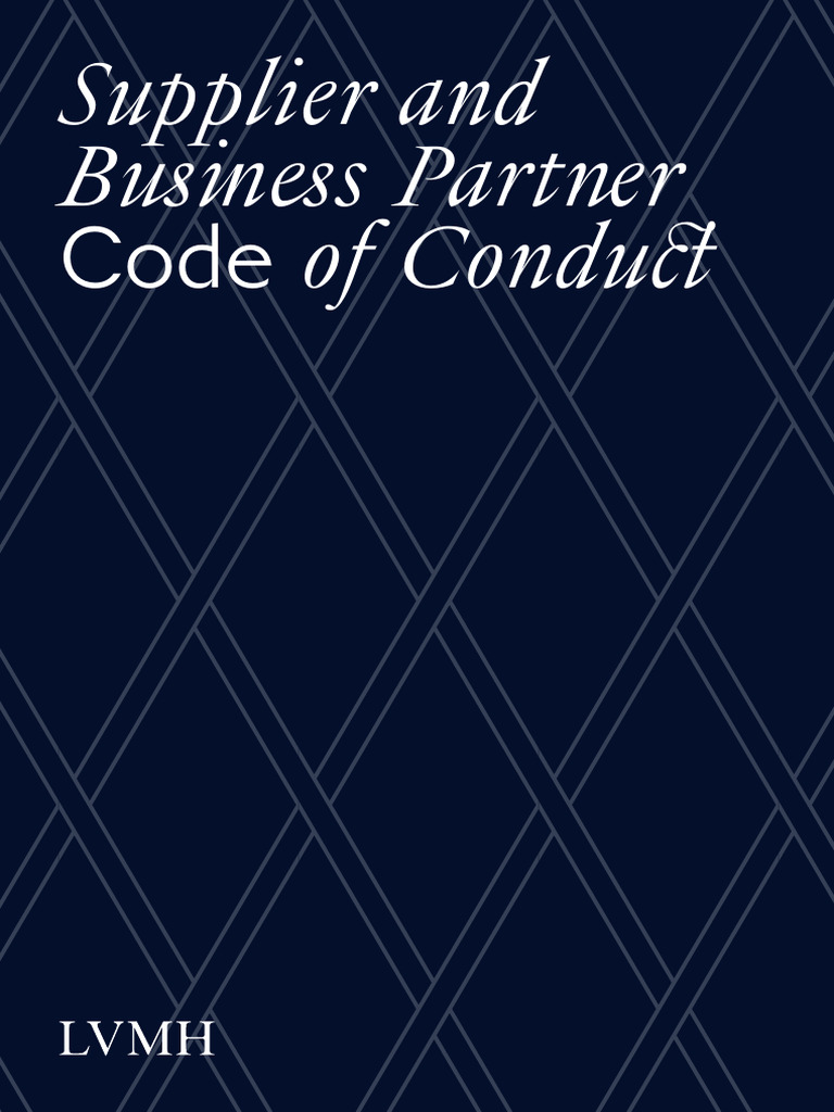 LVMH Supplier Code of Conduct 2024 | PDF | Harassment | Human Rights