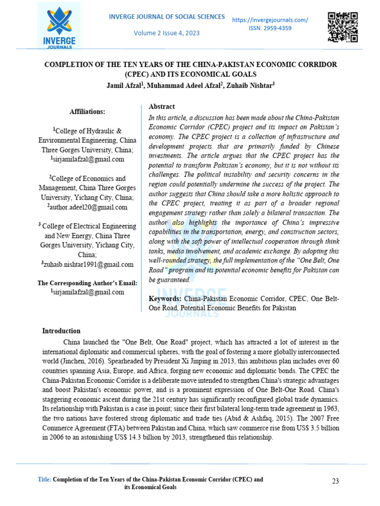 Completionofthetenyearsofthechina ...