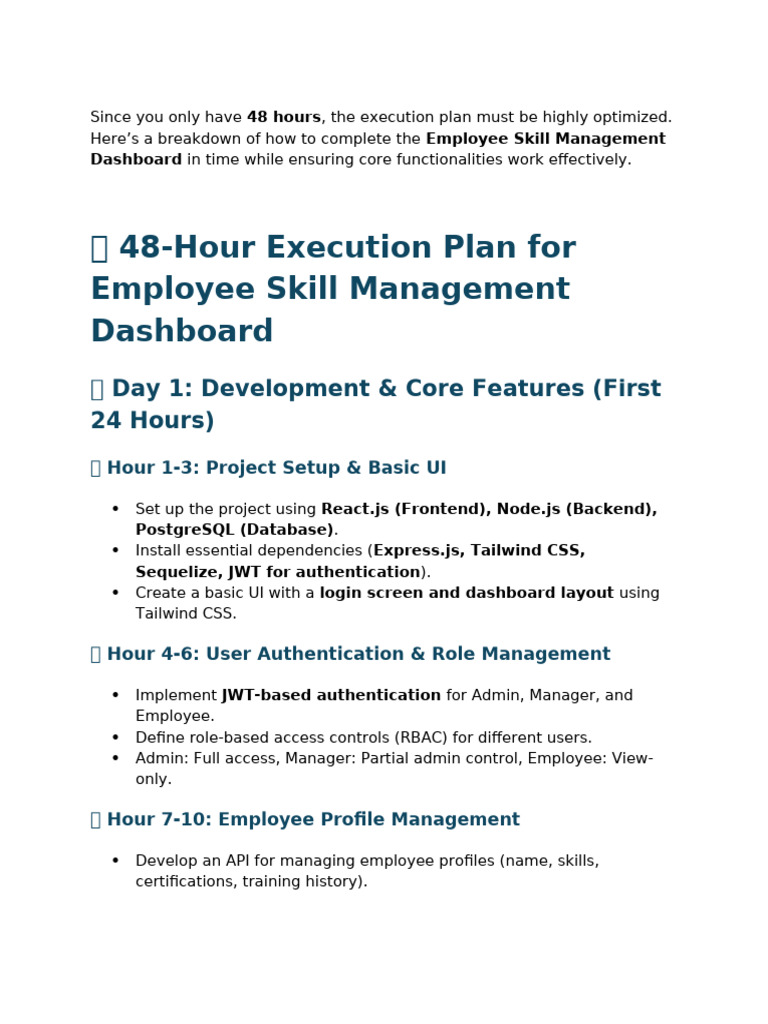 Skill Management - Execution Plan | PDF | Postgre Sql | Databases