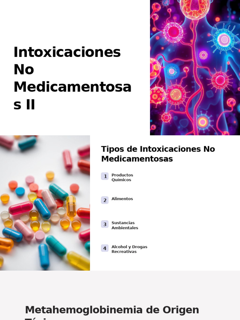 Intoxicaciones-No-Medicamentosas - PPTX 20241118 153609 0000 | PDF