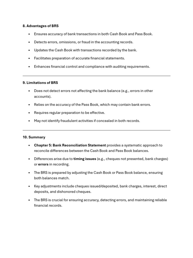 CLASS XI Chapter 5 BRS-II | PDF