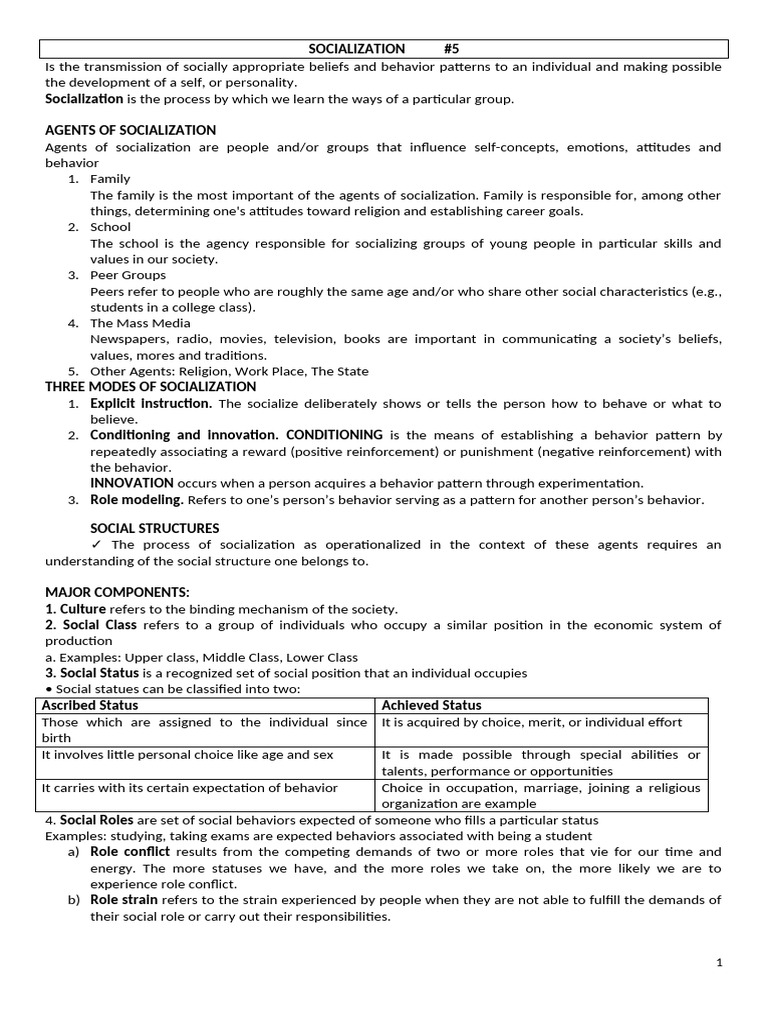 5 Socialization - Deviance and Social Control | PDF | Social Stigma ...