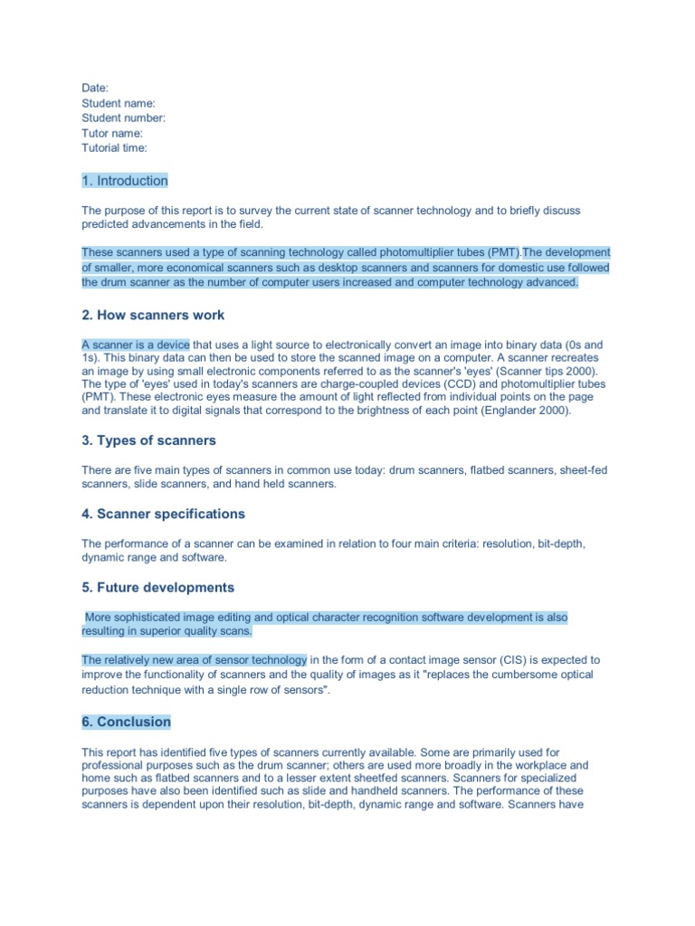 Reports Examples | PDF | Image Scanner | Digital Technology