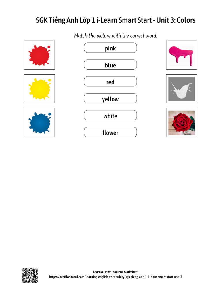 Unit 3: Colors in English 1 | PDF