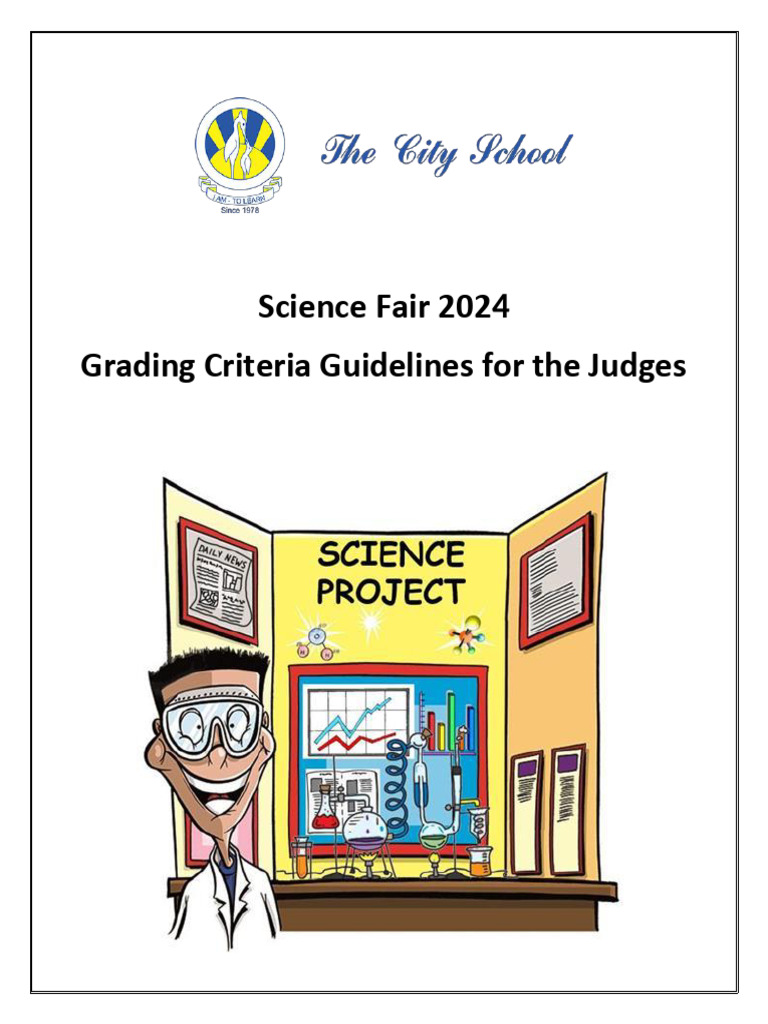 Judges Guidelines Science Fair 2025 | PDF | Science | Scientific Method