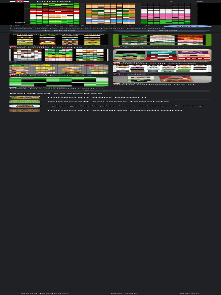 Minecraft Characters 8x8 - Google Search | PDF