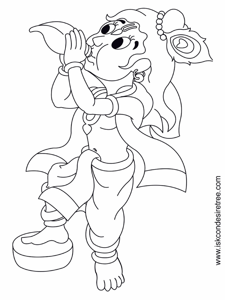 25 - Krishna Blowing Conch | PDF